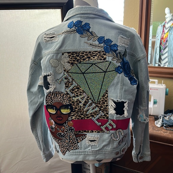 Jackets & Coats | Distressed Reconstructed Jean Jacket | Poshmark